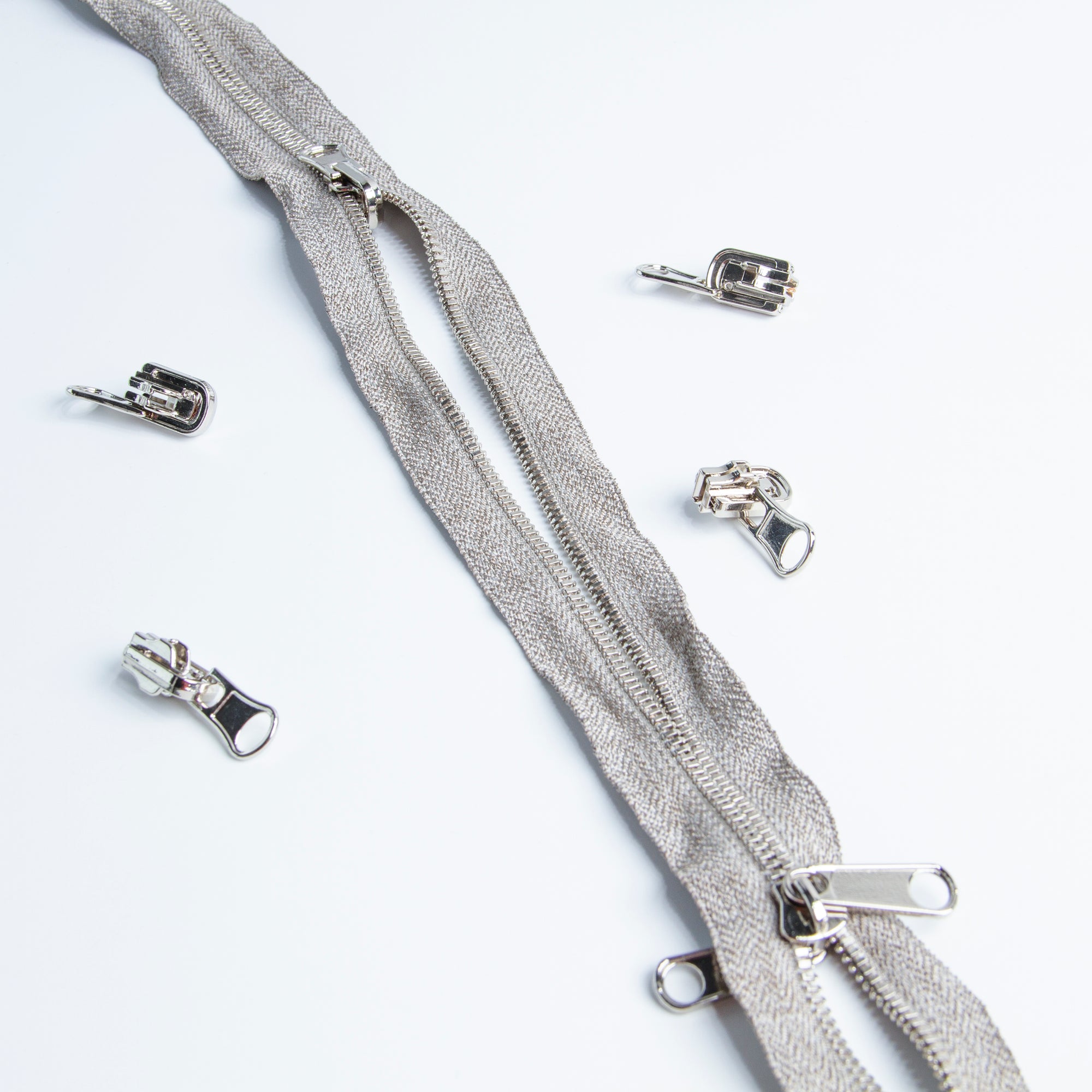 Silver Plated Conductive Zipper